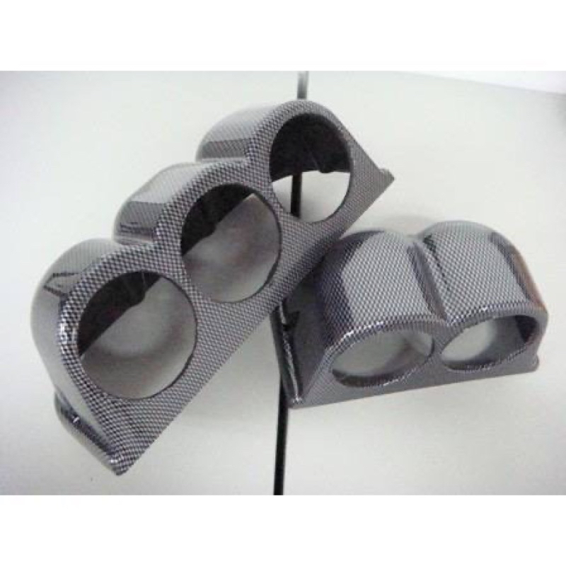 [ READY STOCK ] Universal Carbon look Tri Pod - Twin Pod meter gauge ...