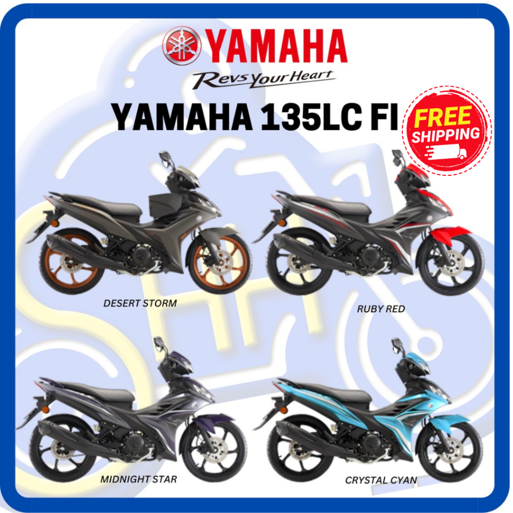 YAMAHA 135LC FI V8 (UNREGISTER) NEW DESIGN LC135 MOPED MOTORCYCLE 135CC ...