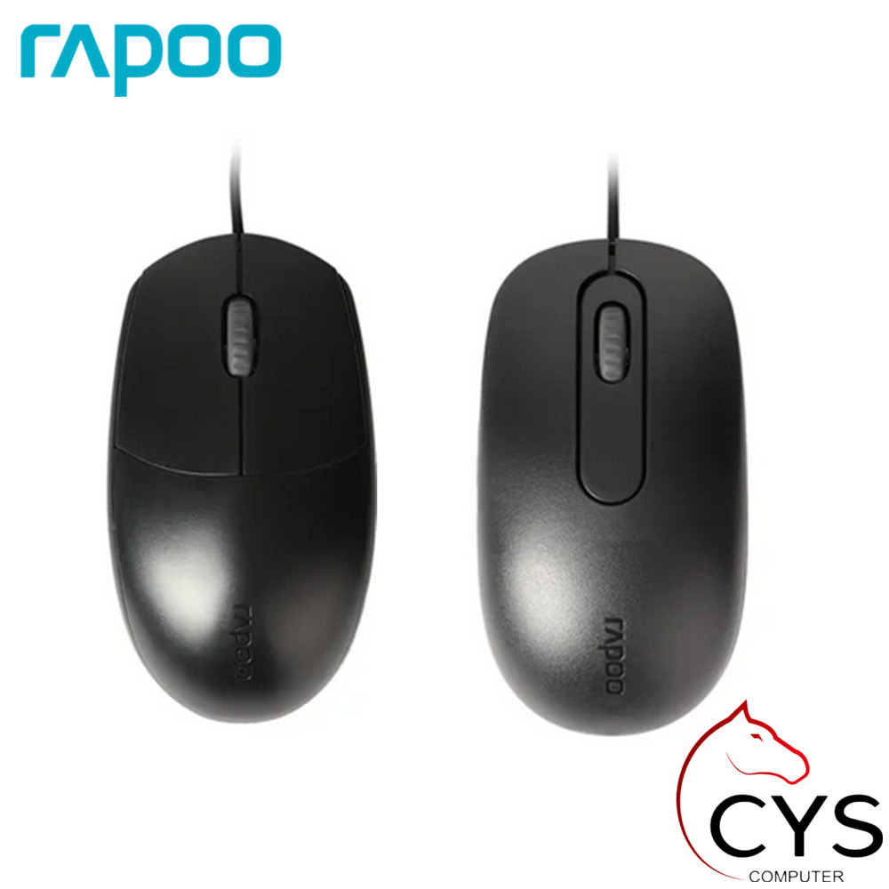 RAPOO WIRED OPTICAL N100 / N200 MOUSE | Shopee Malaysia