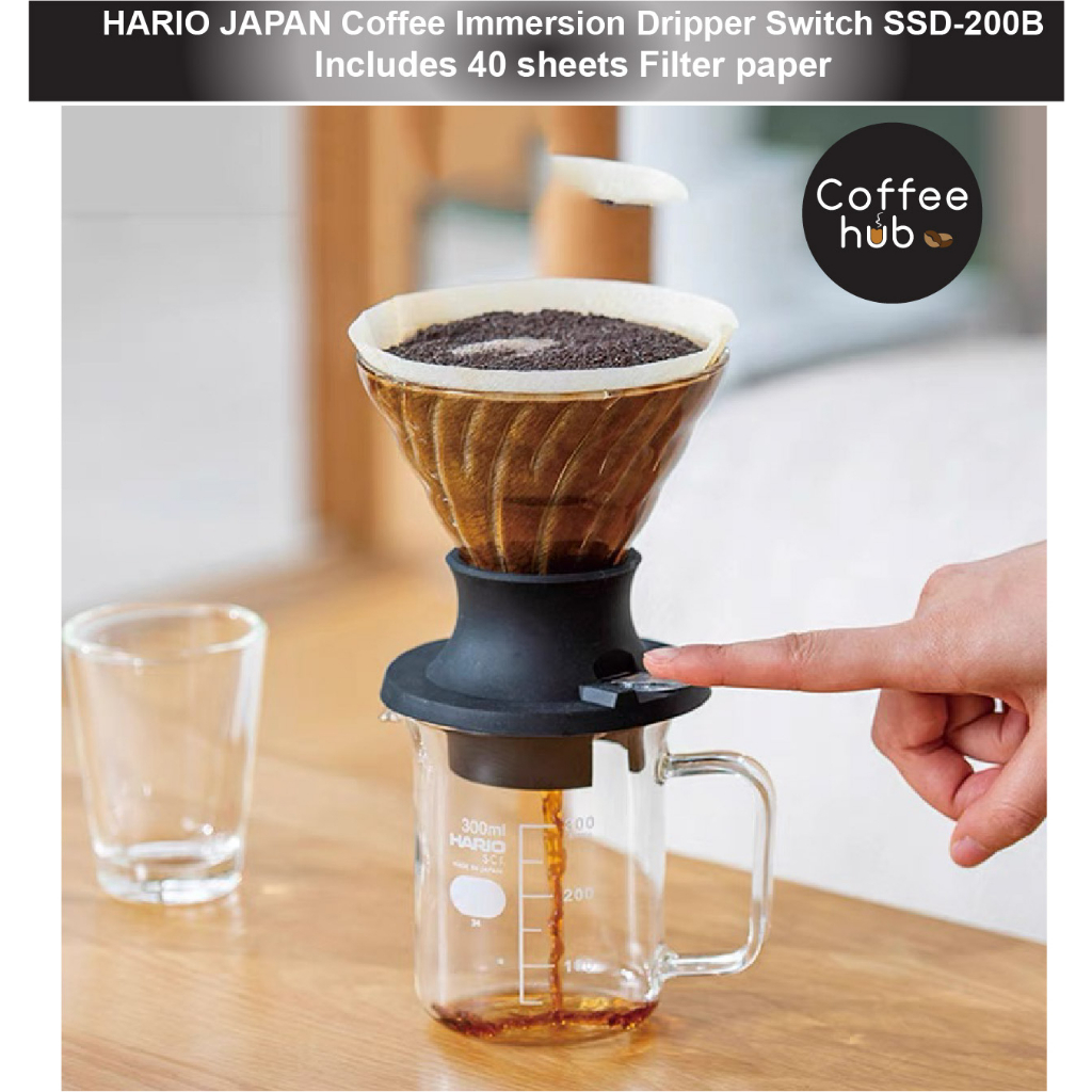 (READY STOCK)HARIO Coffee Immersion Brew Dripper Switch Glass Model SSD ...