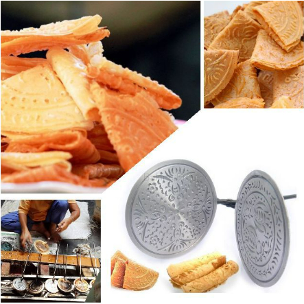 Acuan kuih kapit /kuih sepit waffer maker Acuan Kuih Kapit / Kuih ...