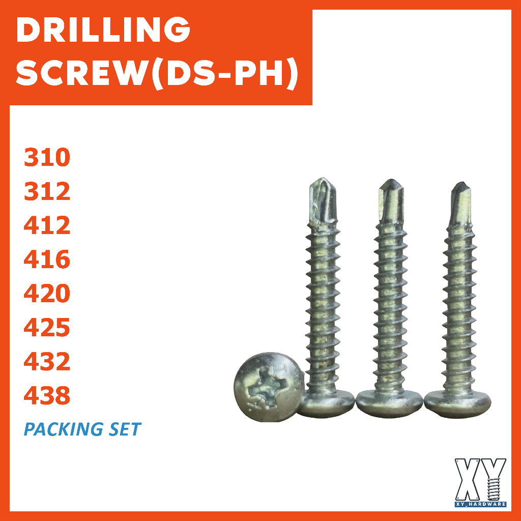 Self Drilling Screw Packing Ds-Ph Ekor Udang Skru Skru Bumbung Screw ...