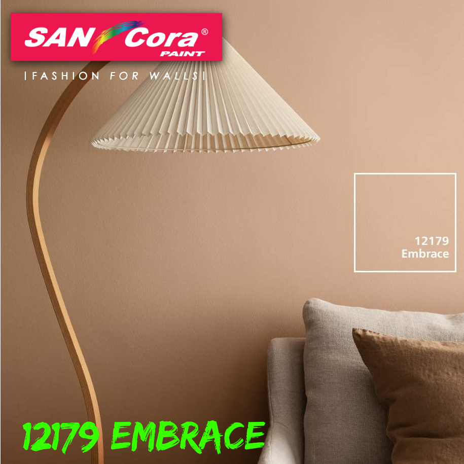 SINAR SANCORA 12179 EMBRACE 5 LITER I EMULSION Interior Exterior Wall Matt Paint Cat Dinding ...