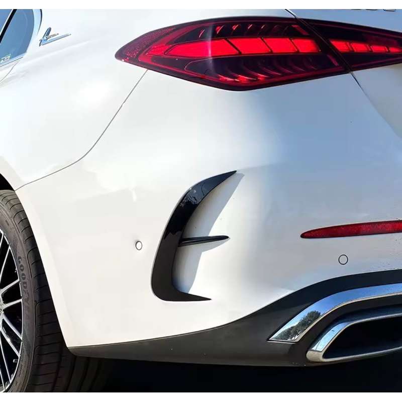 Mercedes Benz W206 AMG C300 rear bumper canard fin air vent cover lip C ...
