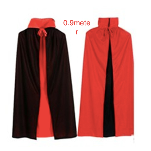 MSIA Ready Stock/ Halloween Cape 0.9M Dual Colour Robe Cloak Dracula ...