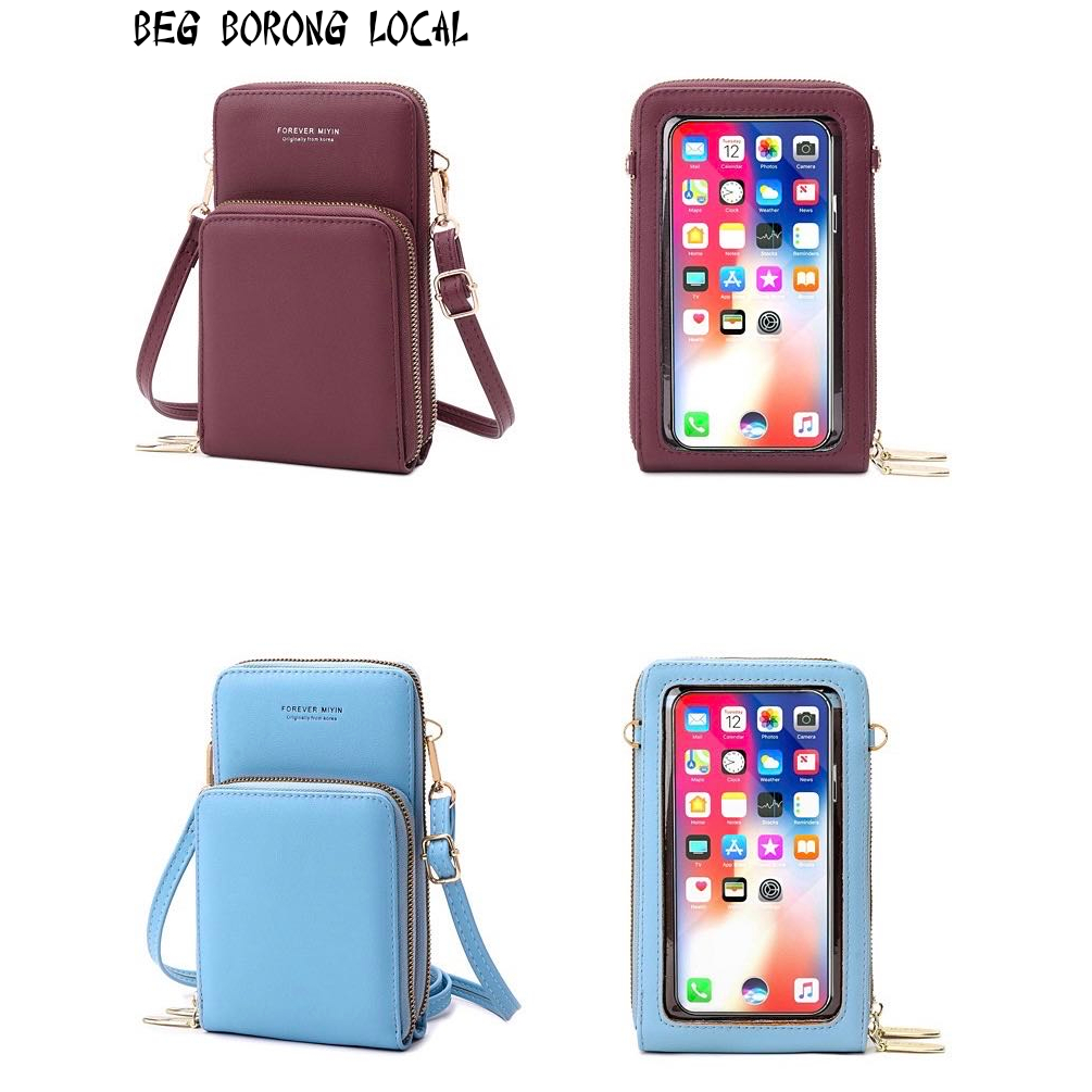 P-L/SJ301 Beg Borong Touch Screen Mobile Phone Bag Women Sling Bag ...