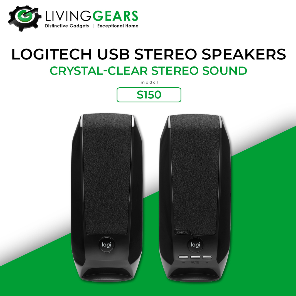 Logitech Z120 Z121 / S150 Multimedia Computer Stereo Speaker USB ...