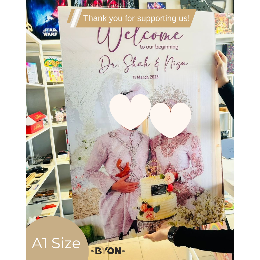 Big A1 SIZE Wedding Sign Wedding Welcome Sign Board Custom Acrylic ...
