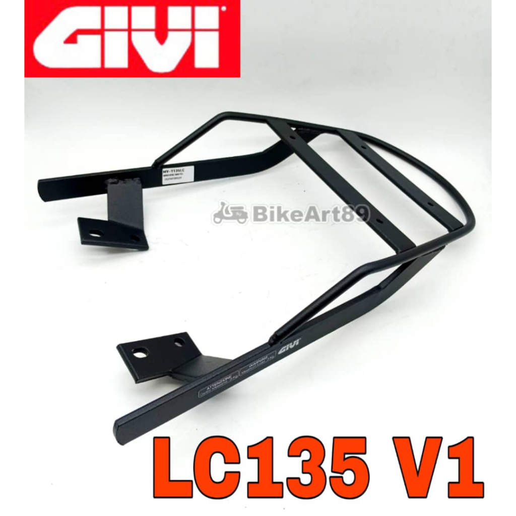 Monorack Givi Yamaha LC135 V1 Givi Monorack Advance Black 100% Original ...