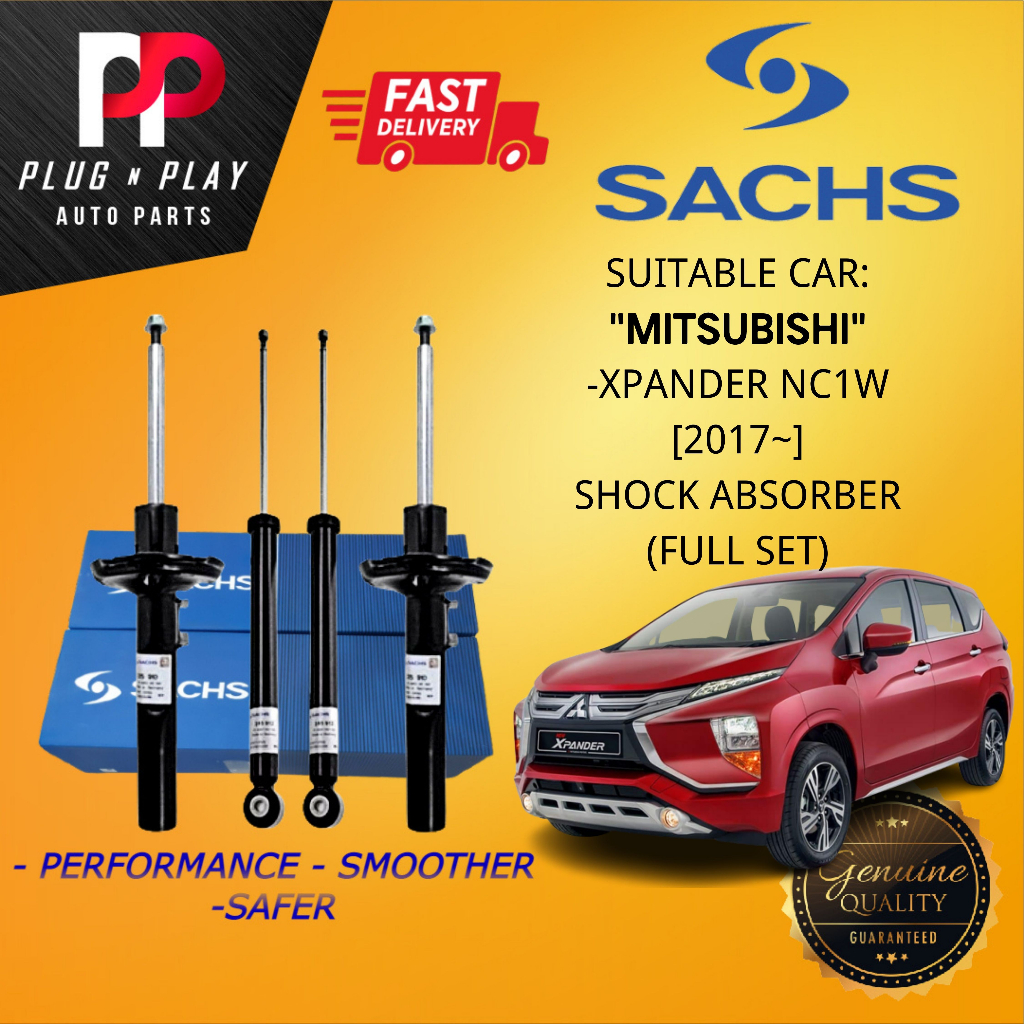SACHS MITSUBISHI XPANDER NC1W (2017~) SHOCK ABSORBER FRONT & REAR ...