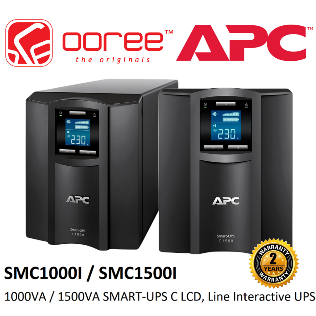 APC SMART-UPS C LCD SMC1000I / SMC1500I / SMC1000IC / SMC1500IC, 1000VA / 1500VA LINE ...