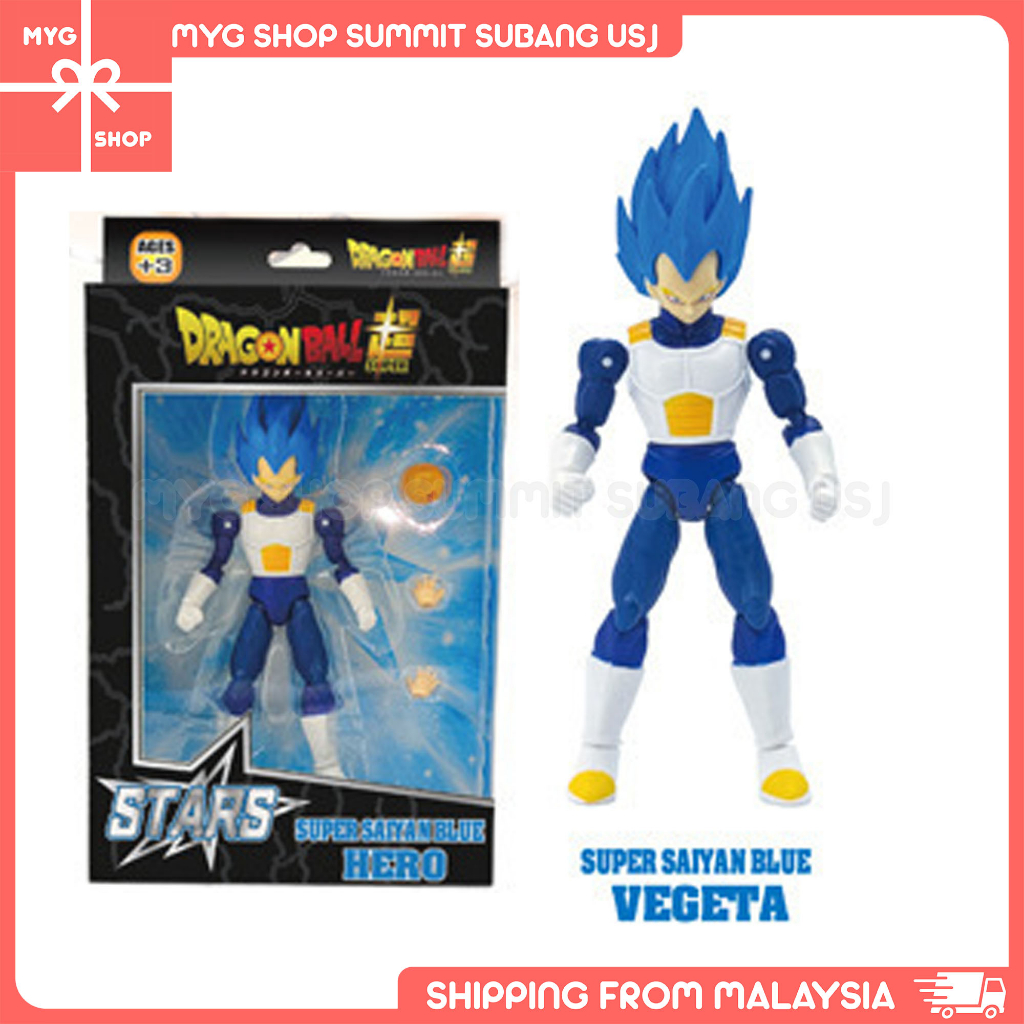 Dragon Ball Goku Super Saiyan Vegeta Action Figure Moveable Joint Anime ...
