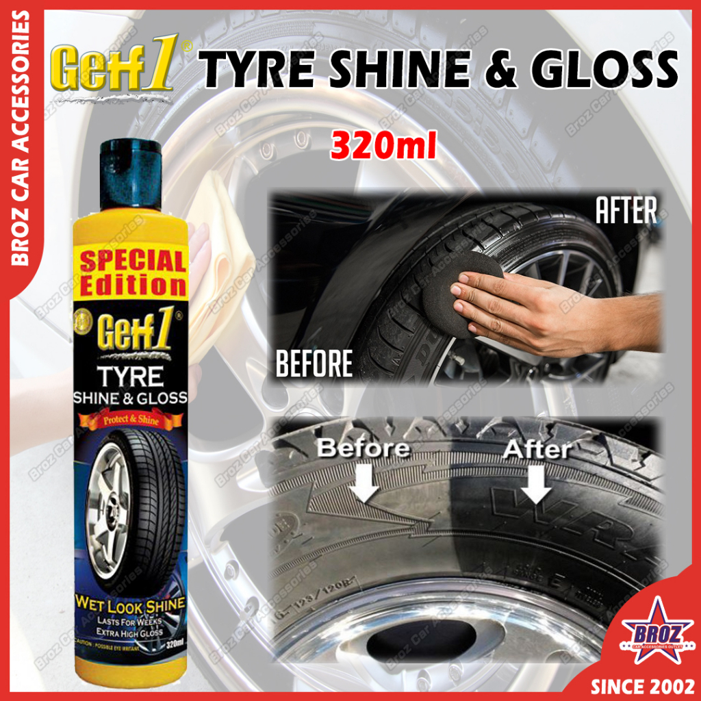 GETF1 Tyre Shine & Gloss Protects & Extra Shine (Special Edition) Long ...