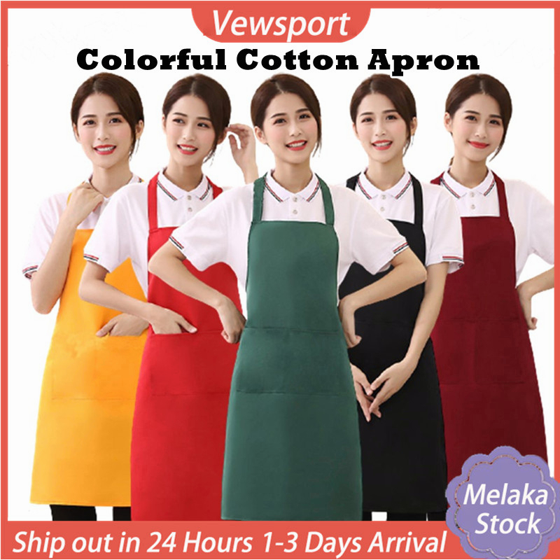 Black Apron Kitchen Apron Water Proof Apron Kitchen Cotton Apron Murah ...