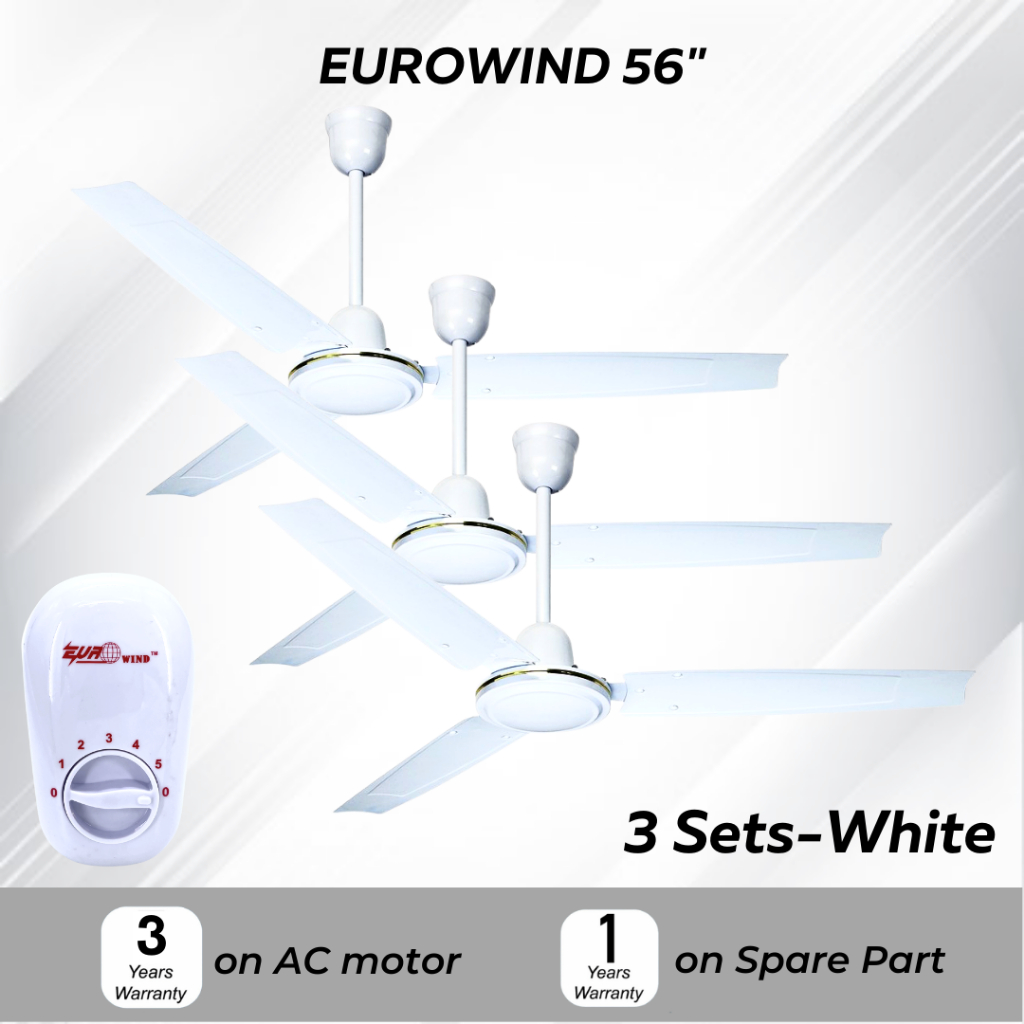 EUROWIND Kipas Angin Siling Murah Kipas syiling Kipas Ceiling Ceiling ...