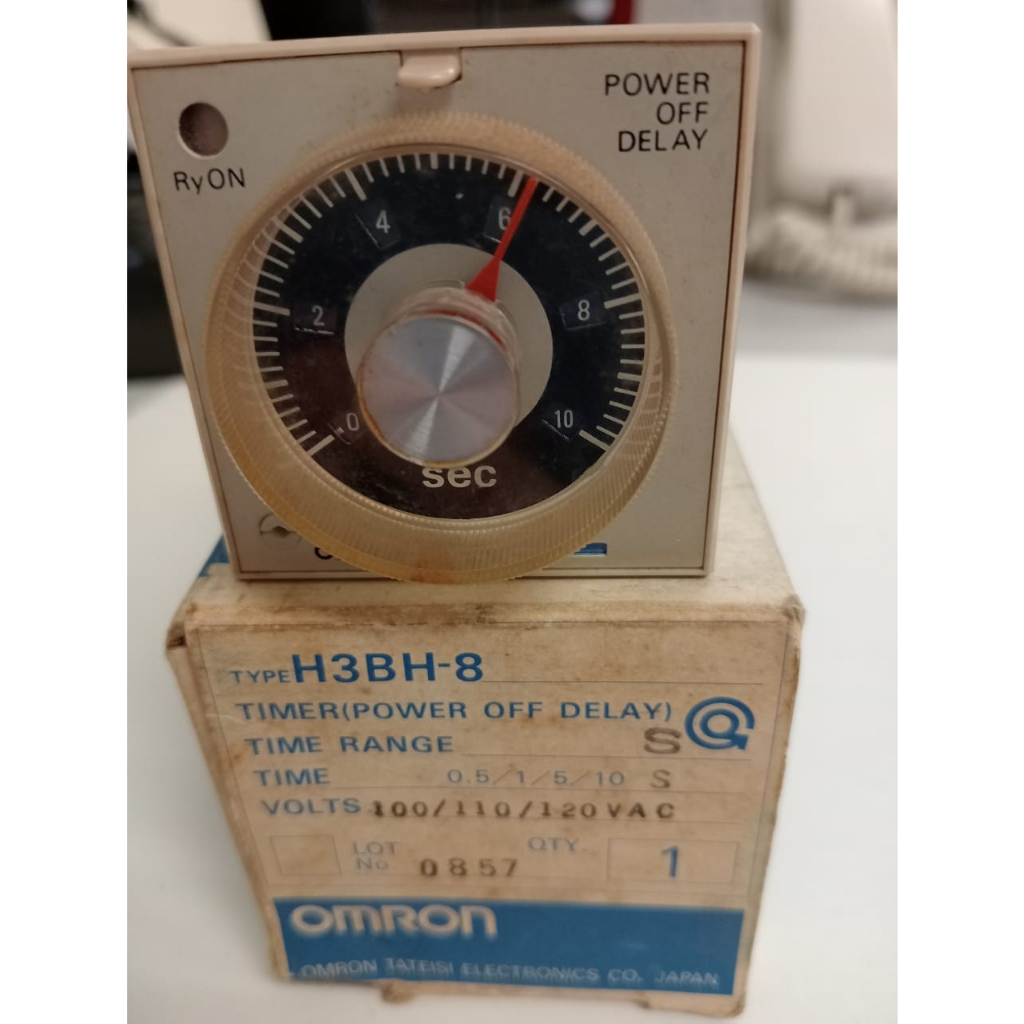 OMRON POWER OFF DELAY TIMER H3BH-8 100/110/120VAC | Shopee Malaysia