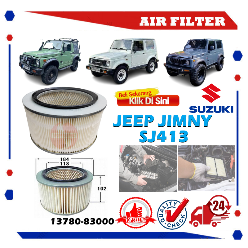 S2U Air Filter Suzuki Jeep Jimny SJ413 13780-83000 A-WA114 Penapis ...