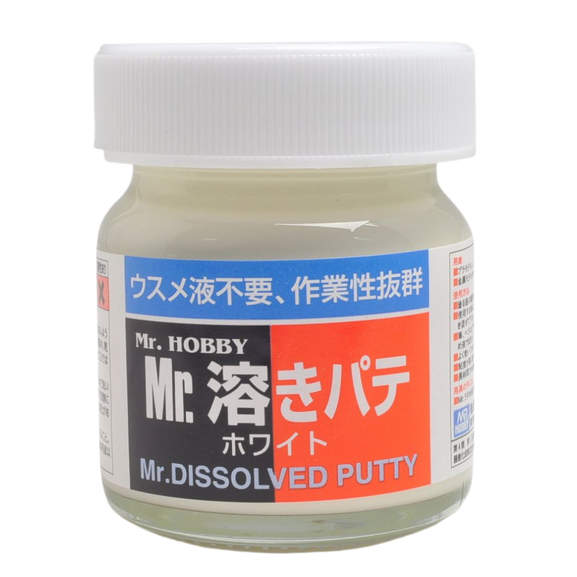MR HOBBY - MR WHITE PUTTY - 30g / MR WHITE PUTTY R LOW VISCOCITY - 30g ...