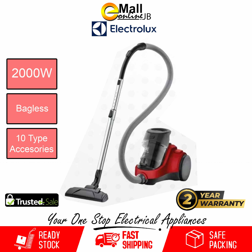 Electrolux EC41-6CR Vacuum Bagless 2000W | Shopee Malaysia