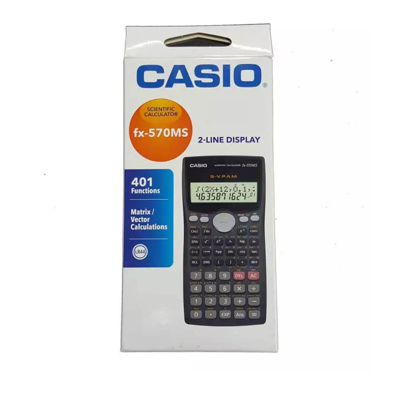Scientific Calculator FX-570MS 401 Functions (Battery Included ...