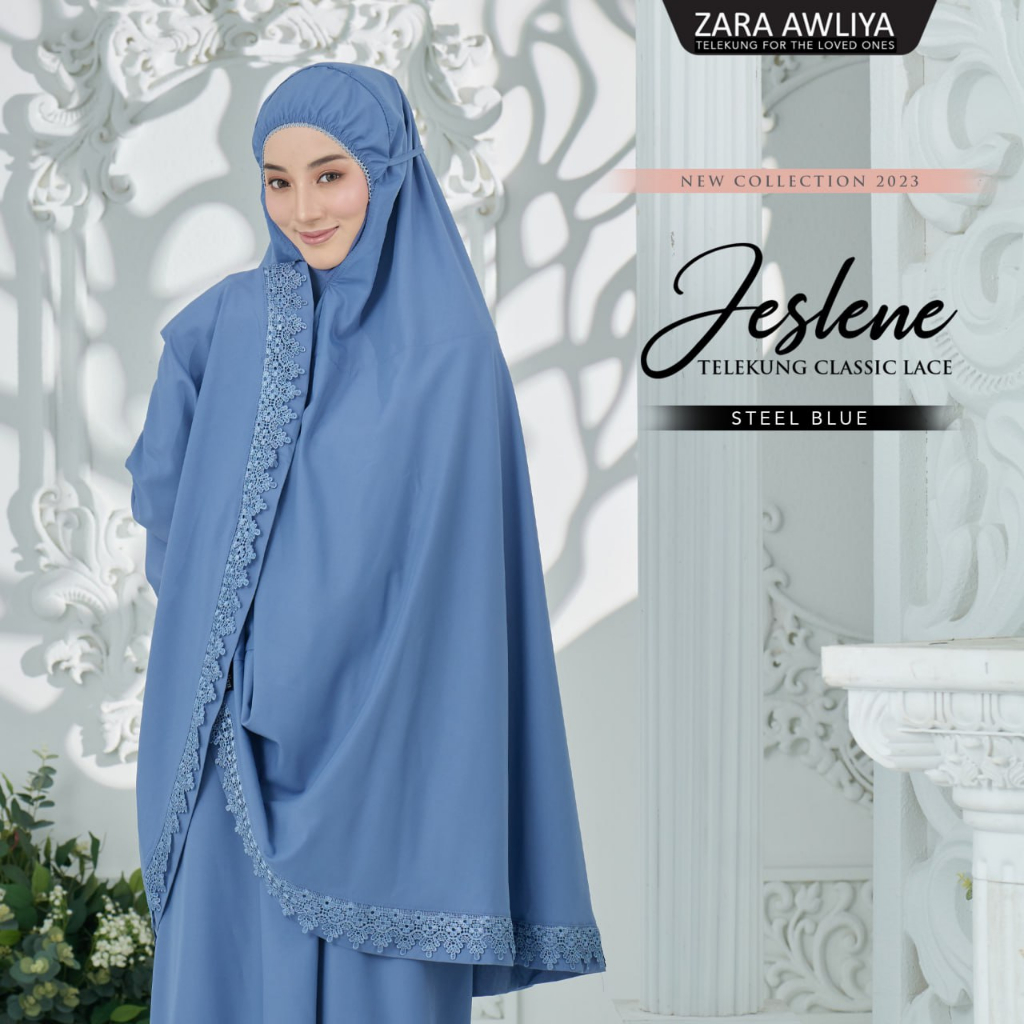 Telekung Jeslene Zara Awliya Material Sejuk untuk Travel, Hadiah ...