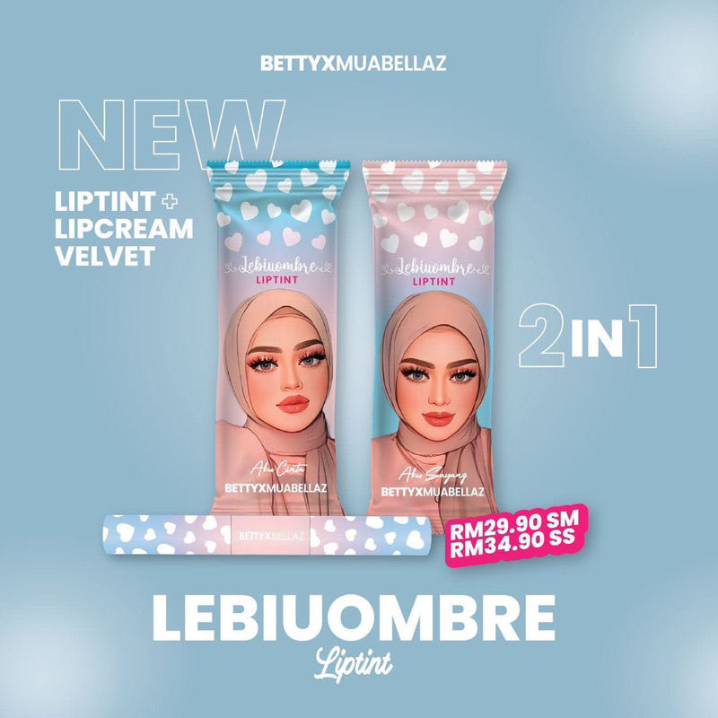 Lebiu Ombre Mua Bellaz Lipmatte and Liptint | Shopee Malaysia
