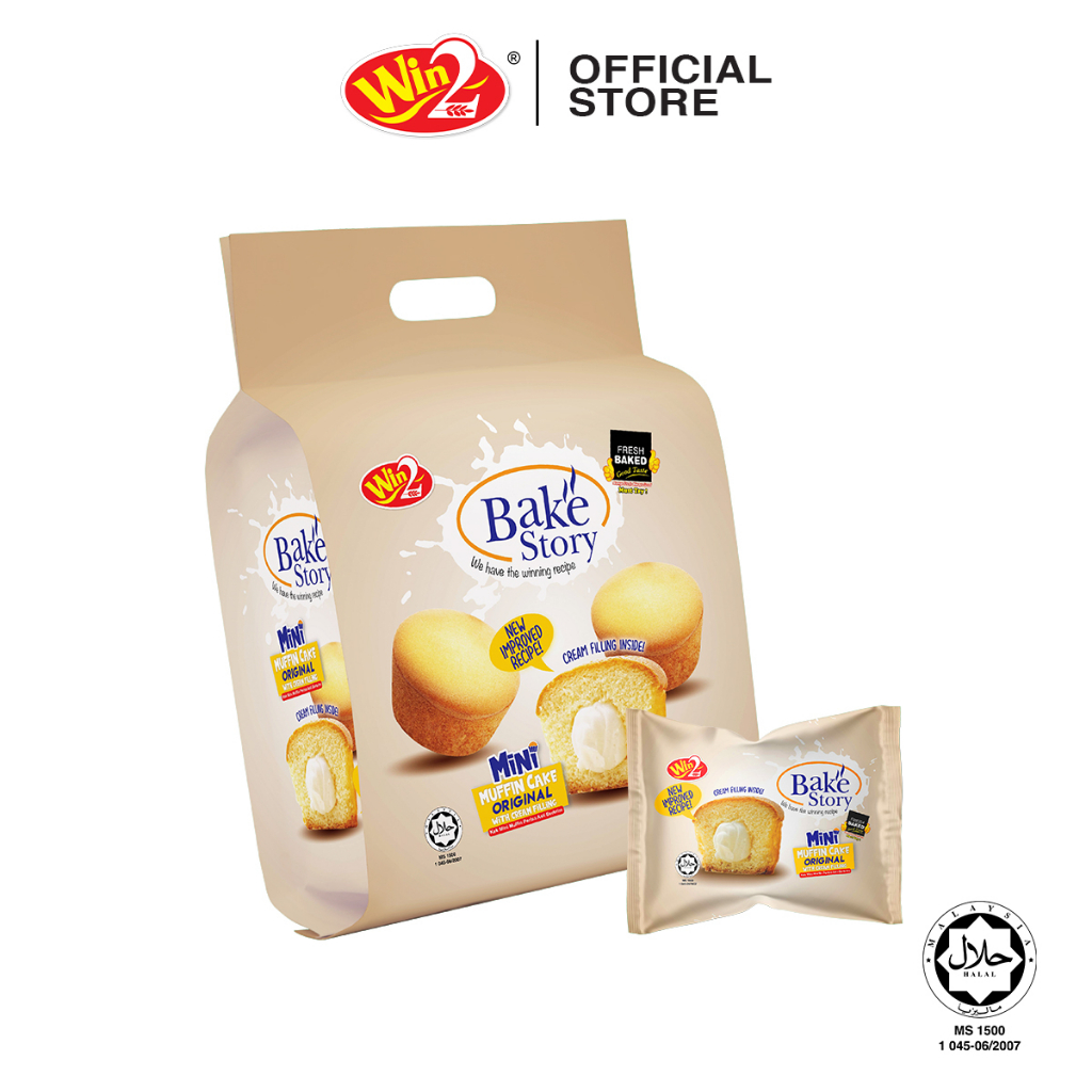 Win Win Bake Story Mini Muffin Cake (200g/20g x 10 Packs) | Shopee Malaysia