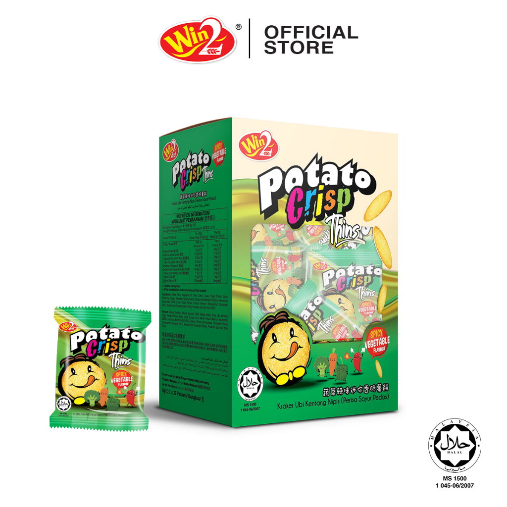 Win Win Mini Potato Crisp Thins (9g x 22 Packs) | Shopee Malaysia