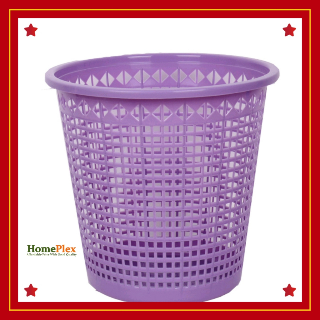 【READY STOCK】2 PCS WASTE PAPER BASKET BIN/PLASTIC RUBBISH BIN/OFFICE ...