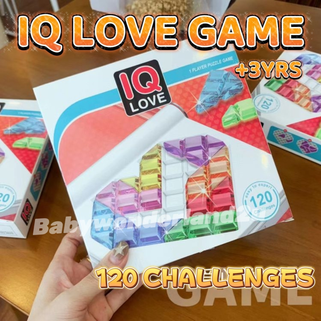 IQ GAMES IQ Love Puzzle Fit Games Puzzle Games Fun Games Kids Educational Game | Shopee Malaysia