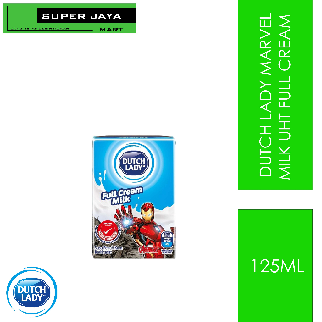 Dutch Lady Marvel UHT milk 125ml Full cream/Strawberry | Shopee Malaysia