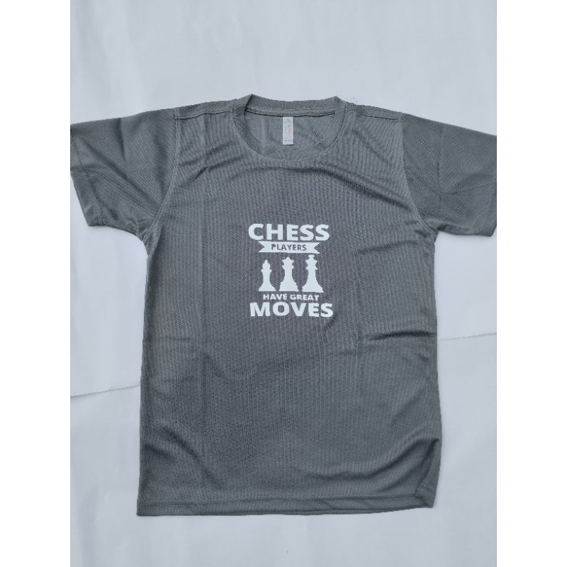 Baju T-Shirt 100% Microfibre (Logo Chess) | Shopee Malaysia