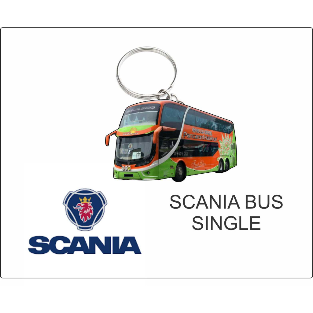 scania bus Pancaran Matahari custom keychain 2d | Shopee Malaysia