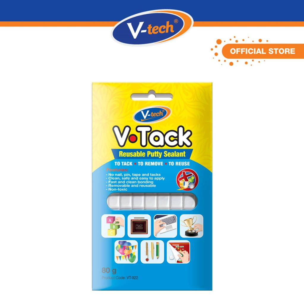 VT-922 V-Tack Reusable Putty Sealant (80g) | Shopee Malaysia