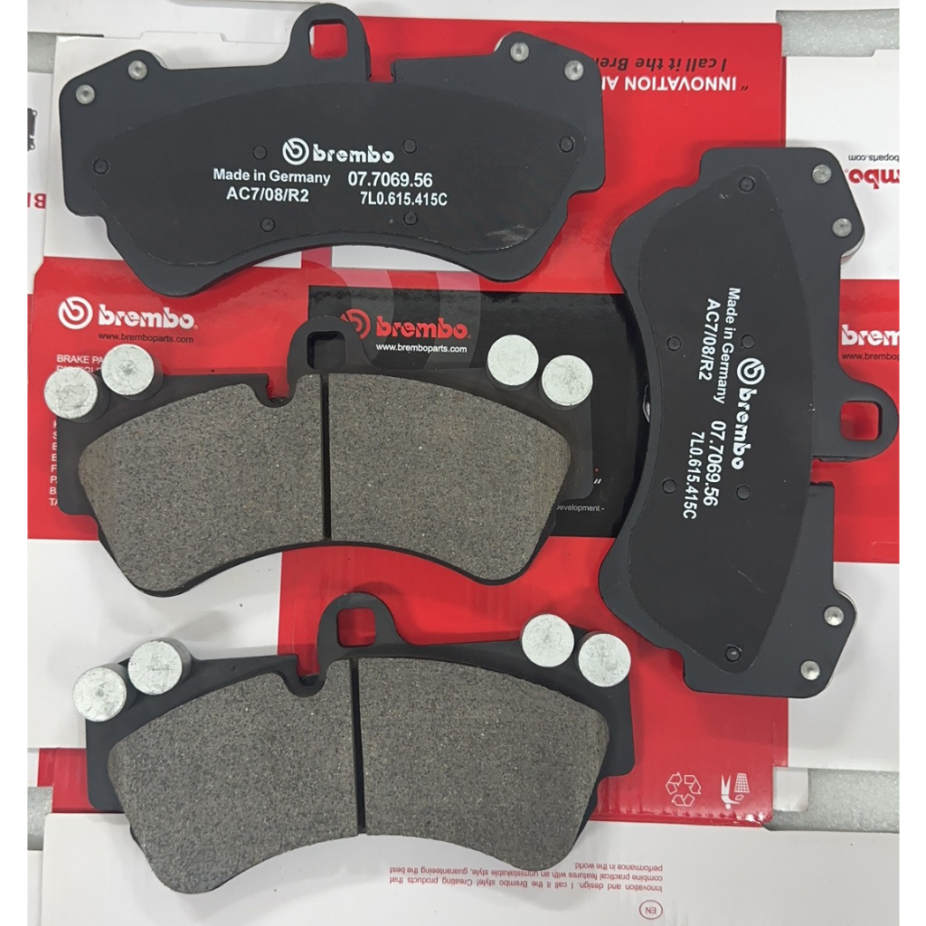 Brake Pad CERAMIC High Temperature Brembo 18z & 17z 6pot Caliper | Shopee Malaysia