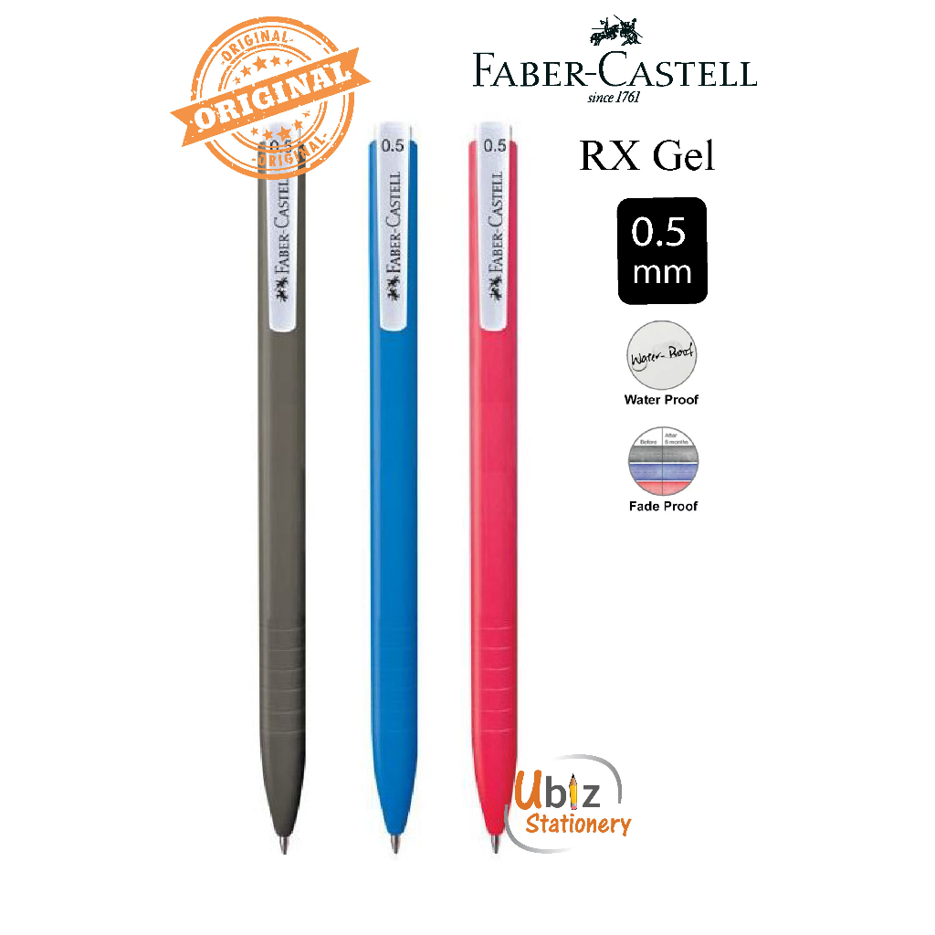 Faber-Castell RX Gel Pen 0.5mm /0.7mm | Shopee Malaysia