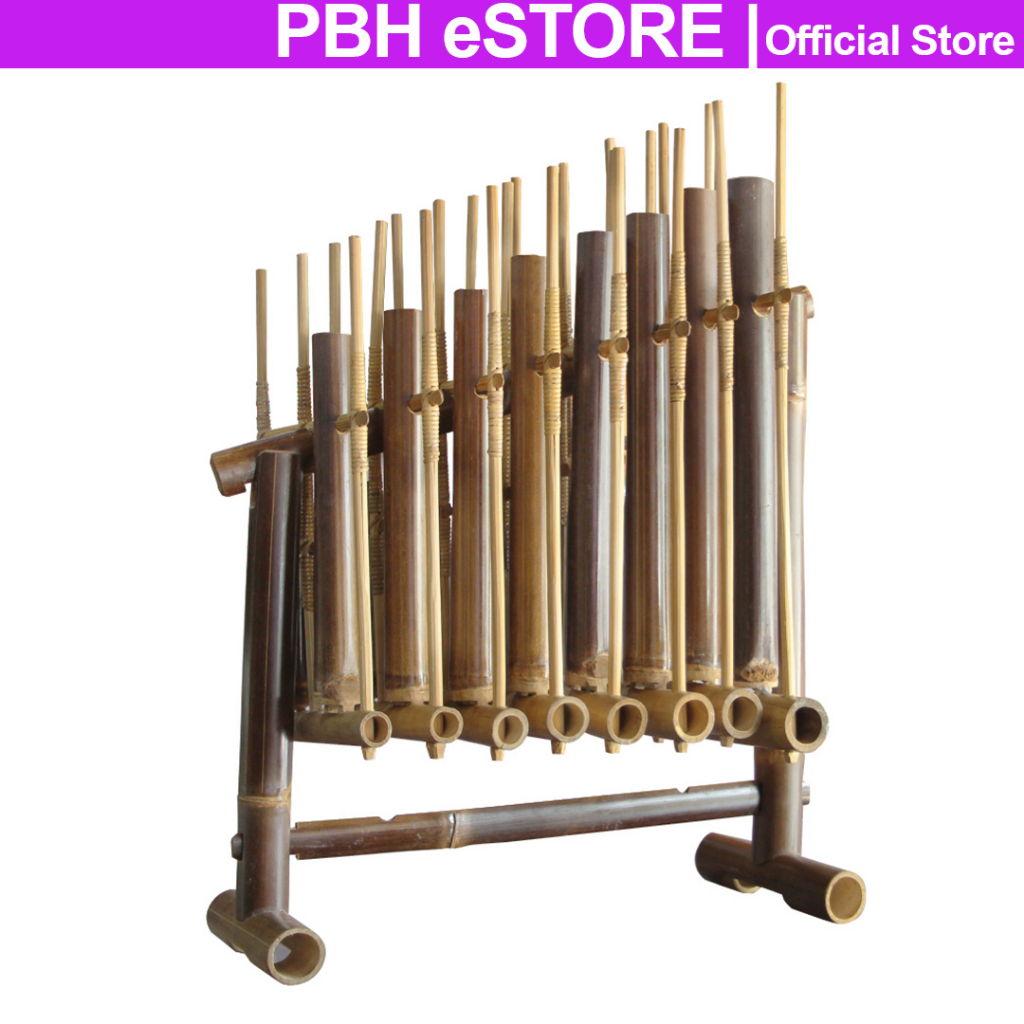 PBH 8 note Handmade Traditional Bamboo Angklung (Brown) | Shopee Malaysia