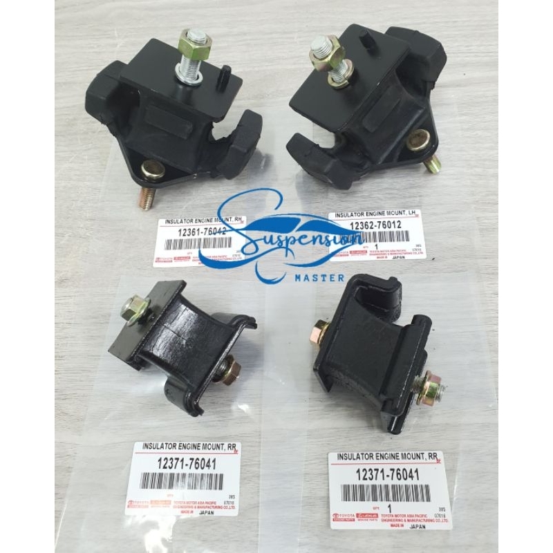 4 IN 1 SET - ENGINE MOUNTING - TOYOTA ESTIMA TCR10/TCR11/TCR200/TCR21 ...