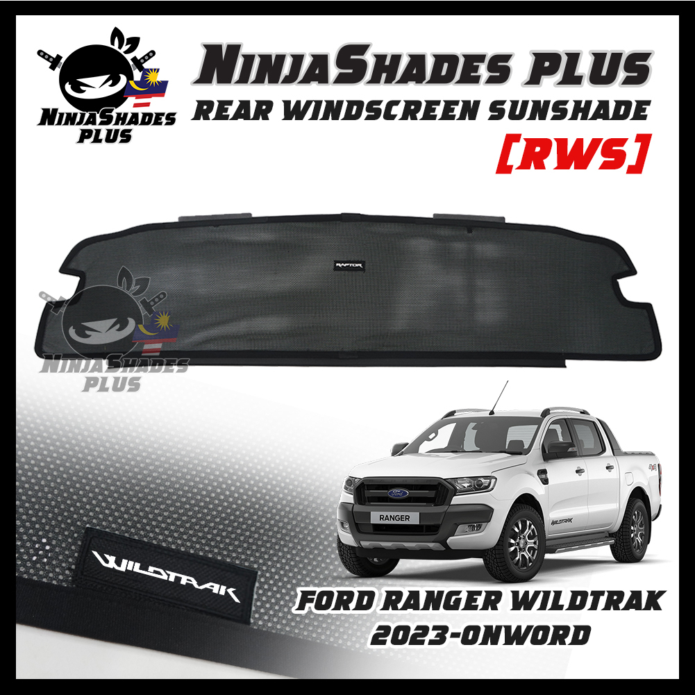 NinjaShades PLUS Ford Ranger Wildtrak 2023 [RWS] REAR Windscreen Car ...