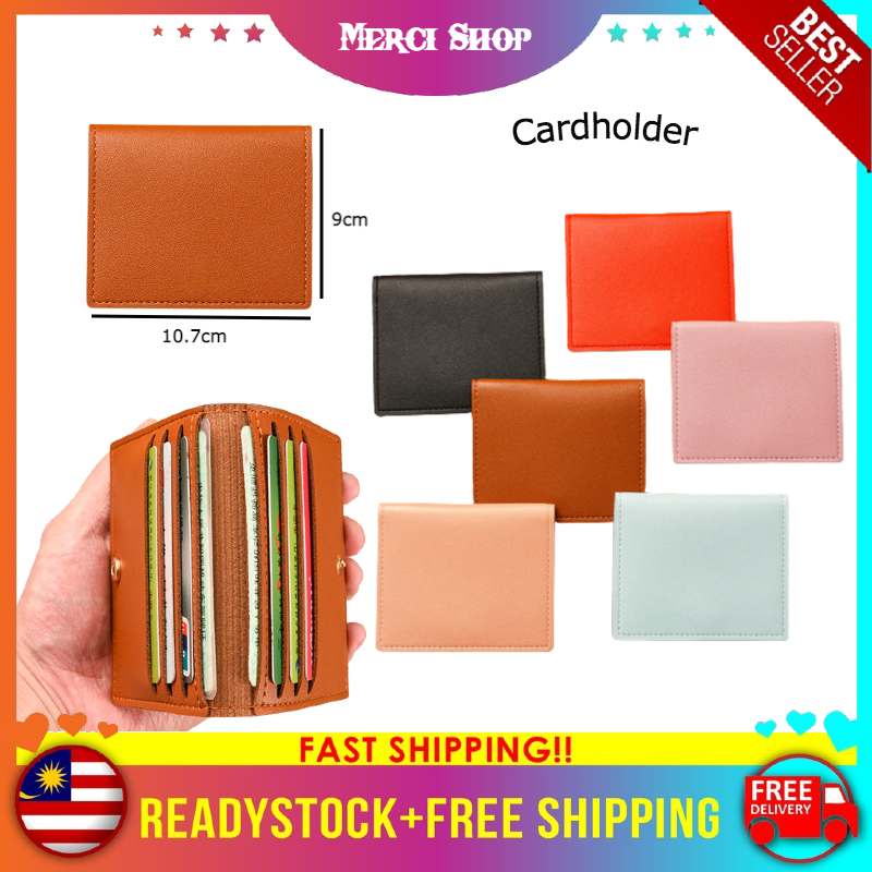 MS Unisex Cardholder Short Wallet Short Purse Slim Card Holder ID Card ...