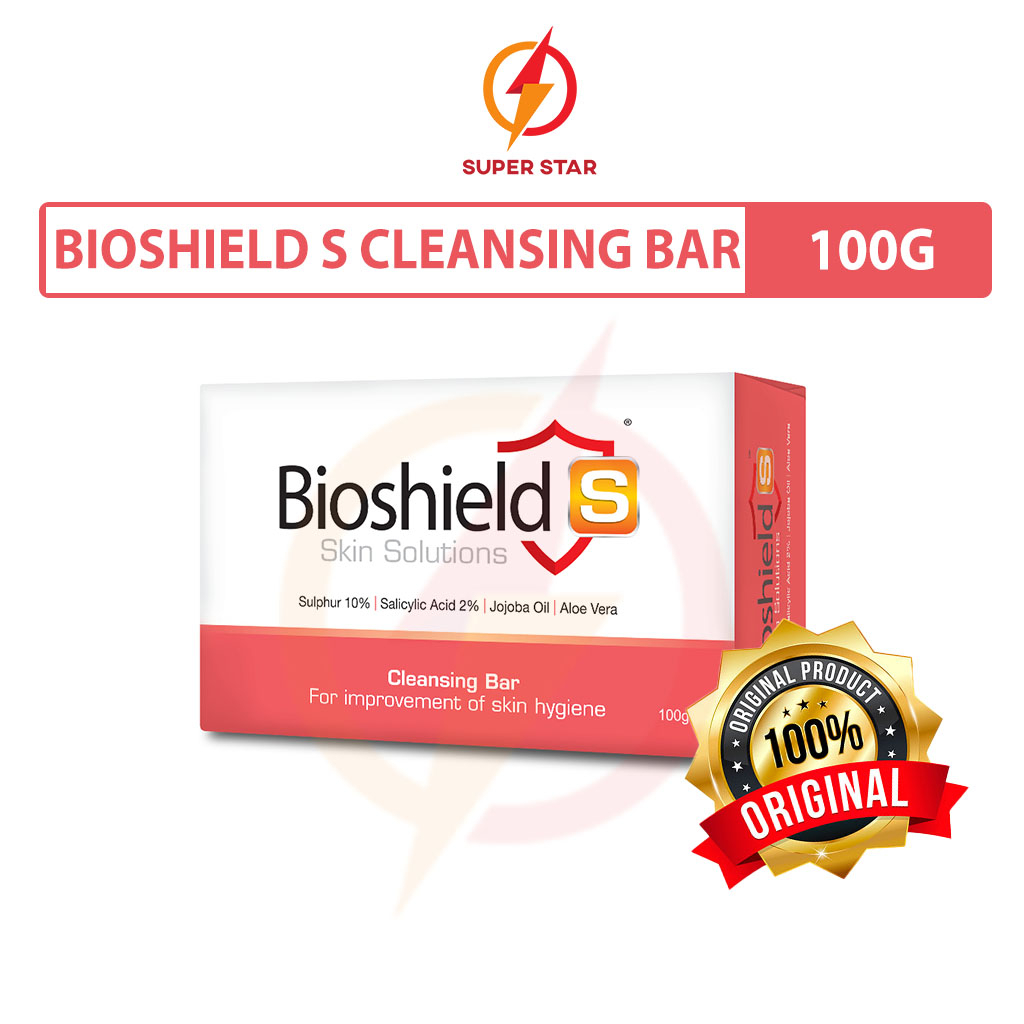 Bioshield S Skin Solutions Sulphur 10% Cleansing Bar 100g | Shopee Malaysia