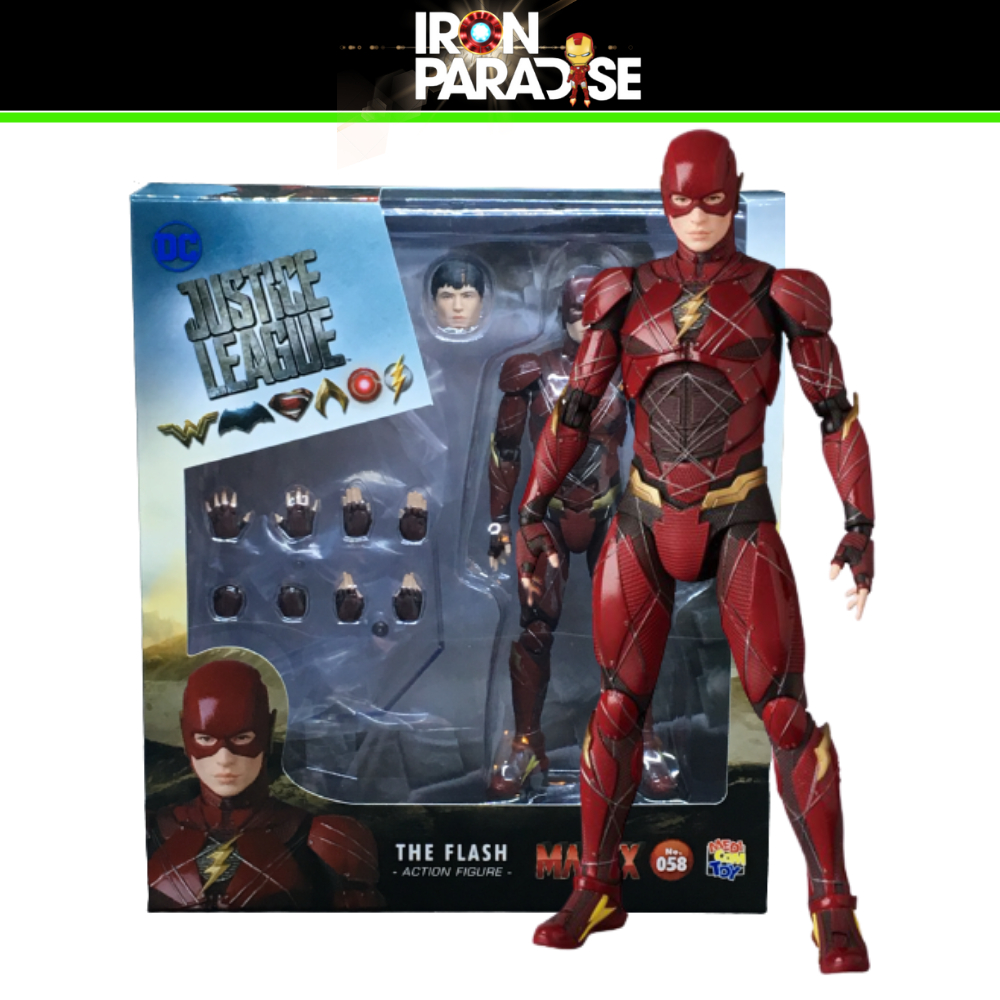 [READY STOCK] DC Justice League Super Hero MAFEX The Flash 058 Figure ...