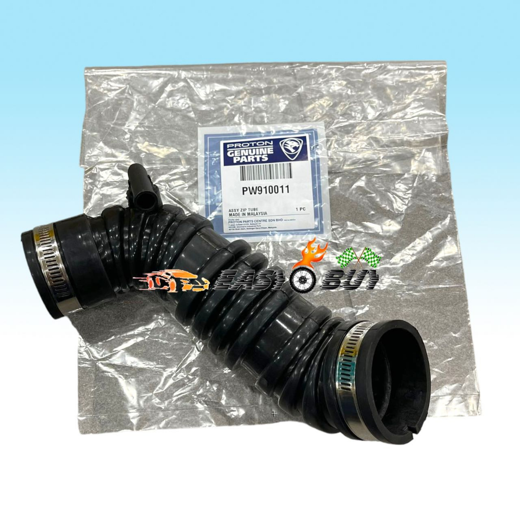 100% ORIGINAL PROTON THROTTLE AIR HOSE /ZIP TUBE WITH S CLIP ASSY ...