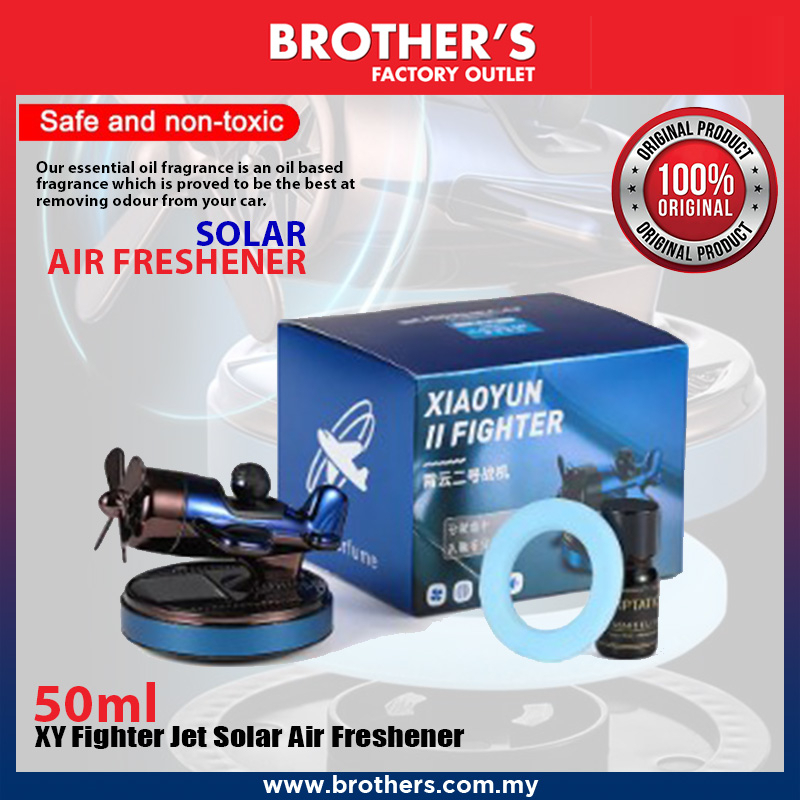 XY Fighter Jet Solar Air Freshener Aromatherapy Diffuser Dashboard ...