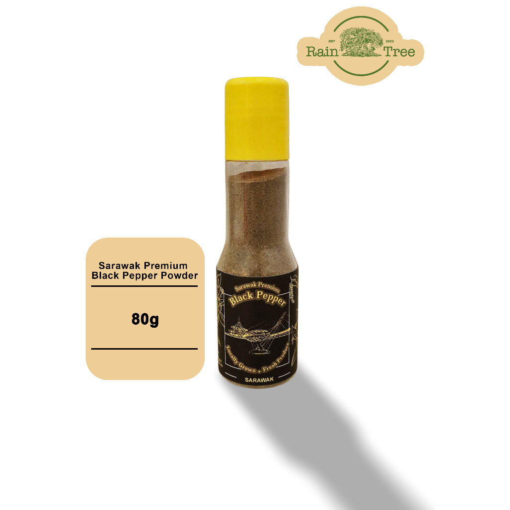 Sarawak Premium Black Pepper Powder / 80g | Shopee Malaysia