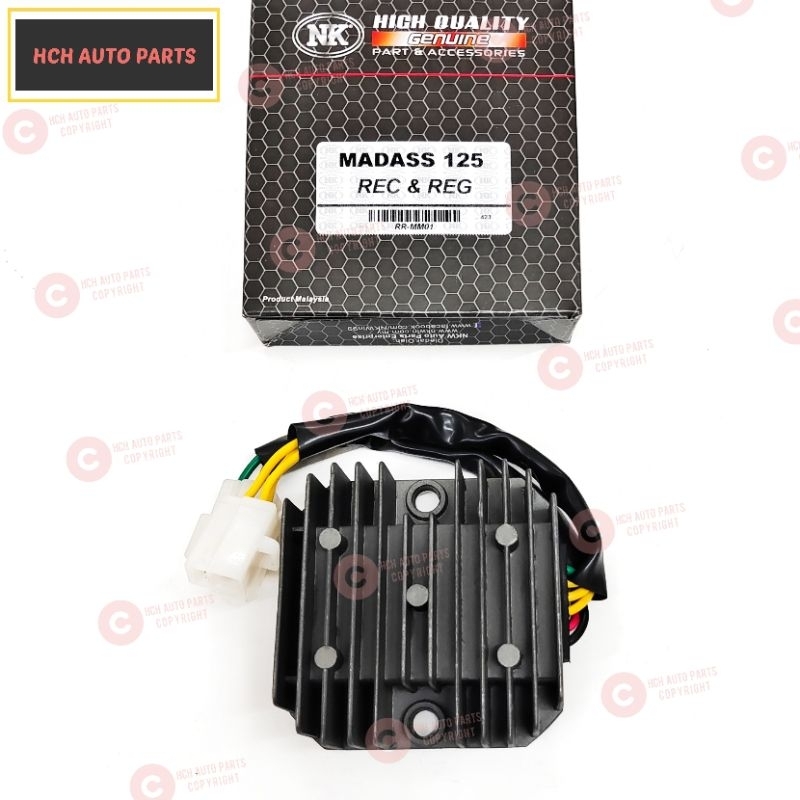 RECTIFIER & REGULATOR - MOMOS - MADASS 125 (NK) | Shopee Malaysia