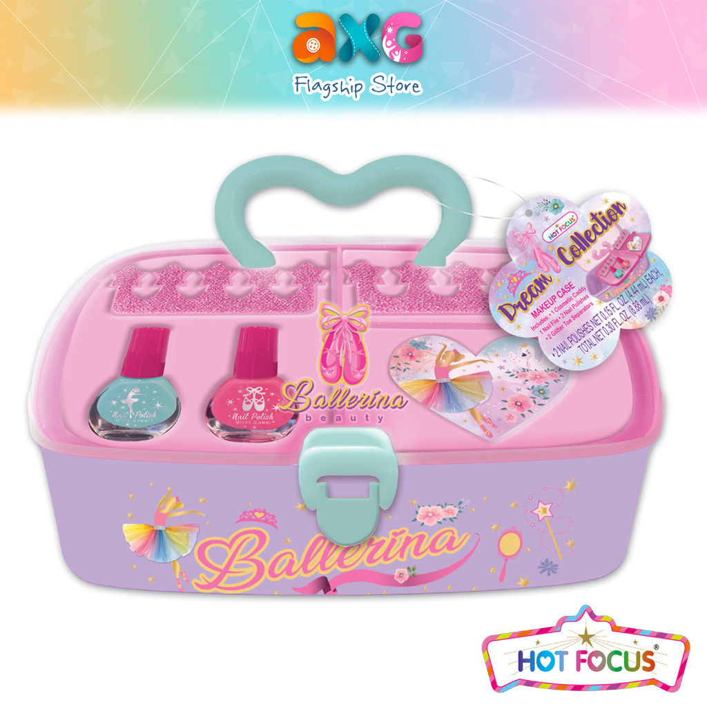 Hot Focus Ballerina Dream Collection Nails Polish Carrier Set Washable ...