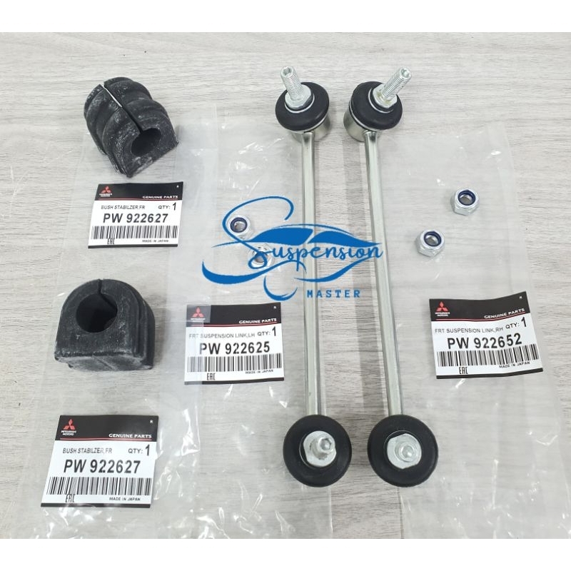 4 IN 1 SET - FRONT STABILIZER LINK/FRONT STABILIZER BUSH - PROTON IRIZ ...