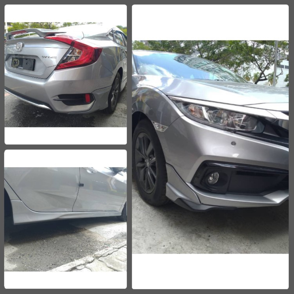 Honda Civic FC 10th Generation 2020 Modulo Skirting Body Kit ABS Ready ...