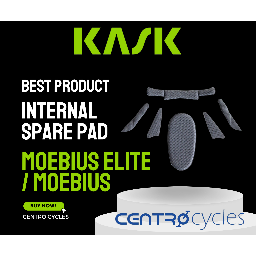 KASK: Cycling Helmet Internal Spare Pad - Moebius / Moebius Elite | Shopee Malaysia